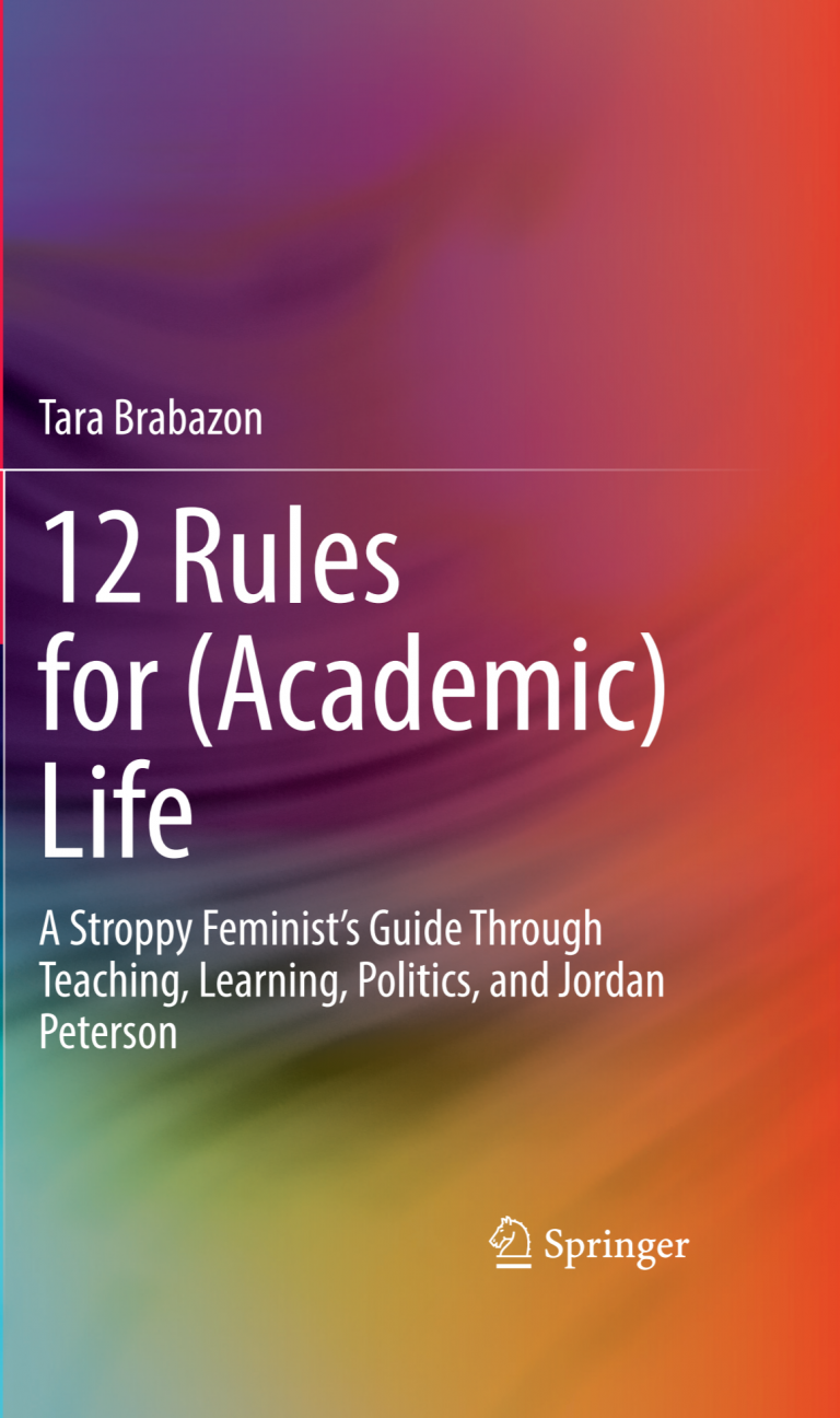 Launch Of 12 Rules For Academic Life Tara Brabazon